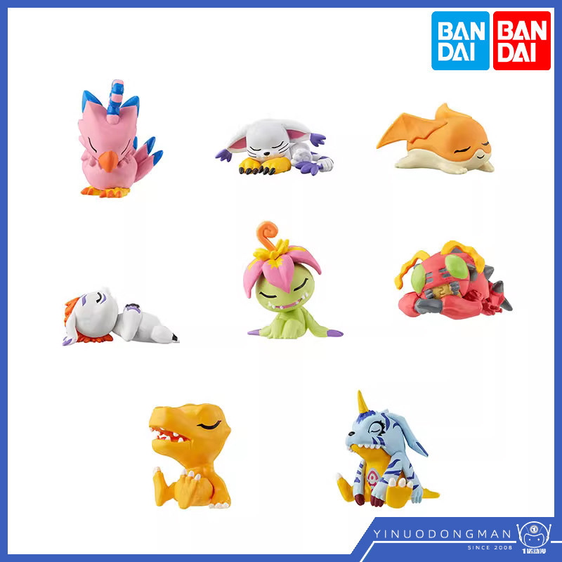 Bandai Gashapon 17899 Digimon Adventure Sleeping Team Yagumon Gabumon ...