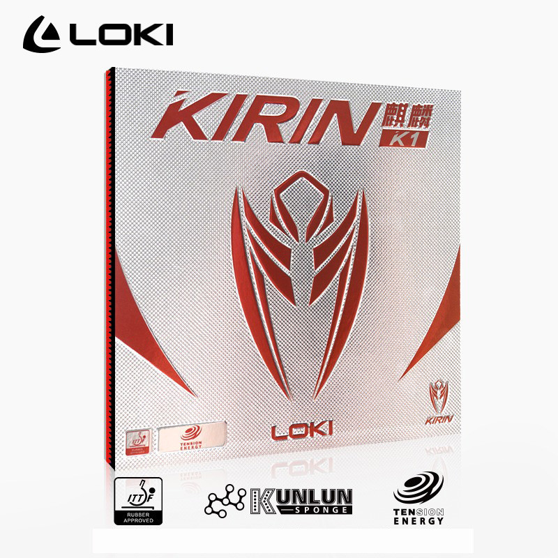 Original LOKI KIRIN 1 Ping Pong Bat Rubber Non-Sticky ยางปิงปอง ITTF ได้รับการอนุมัติฟองน้ํา ...