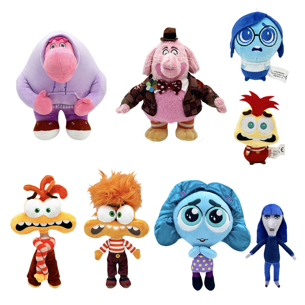 Inside Out 2 ตุ๊กตา Plushie Anger Sadness Disgust Fear ตุ๊กตาของเล่น ...