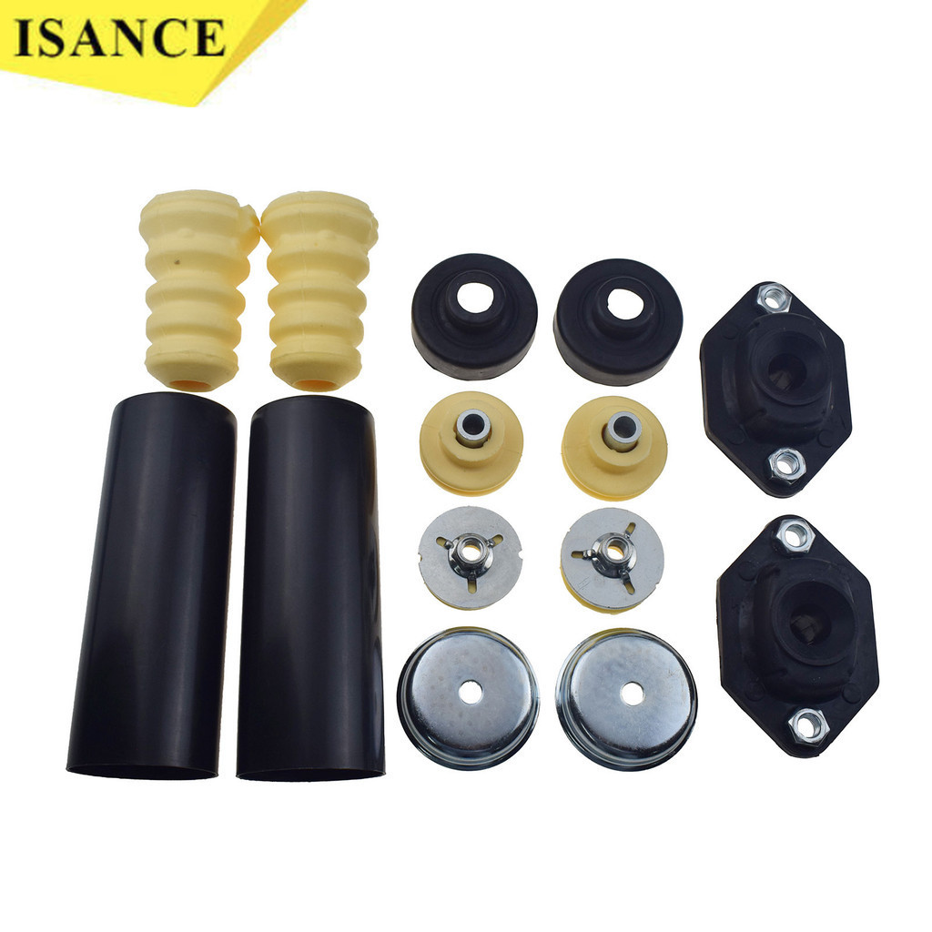 Upper & Lower ด้านหลัง Shock Mounts Bump Stops ฝุ่นชุดสําหรับ BMW E92 ...