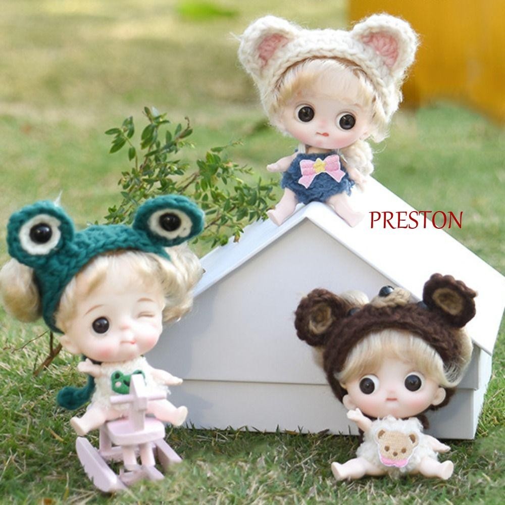 Preston ตุ๊กตา Plush Hair Loop, OB11 BJD ตุ๊กตา 1/12 BJD ตุ๊กตา Hairband, Creative คู่มือการ์ตูน ...