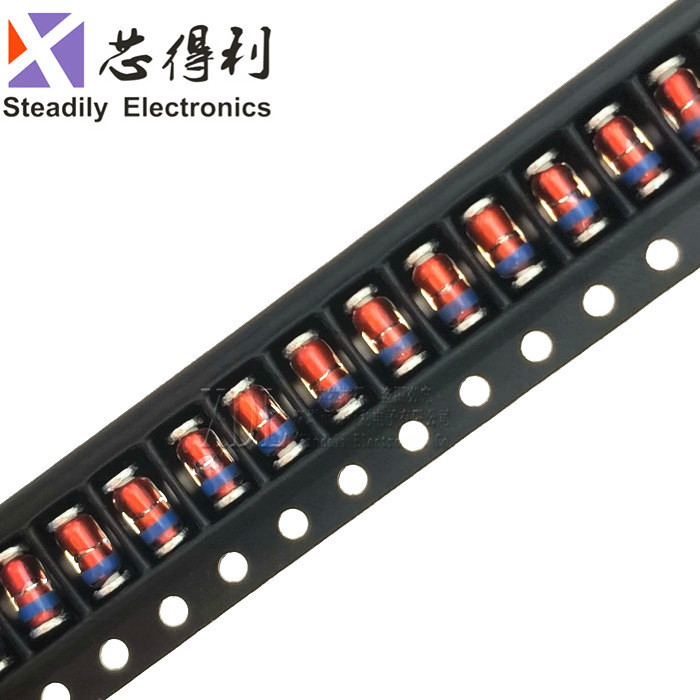 Zm4742a 12V 1W Patch แรงดันไฟฟ้าไดโอด 1N4742A 12V LL-41 บรรจุภัณฑ์ทรง ...