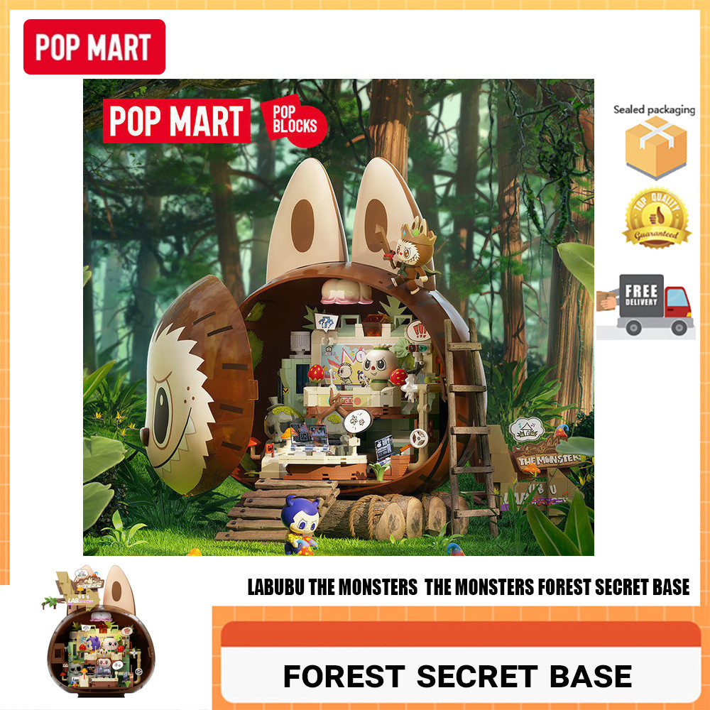 Popmart POPMART LABUBU THE MONSTERS Forest Secret Base Series Building ...