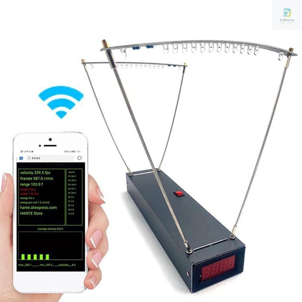 ชนิดหลังคาที่ถูกต้อง Velocimeter WiFi 30-999.9fps Speedometer อัจฉริยะ ...
