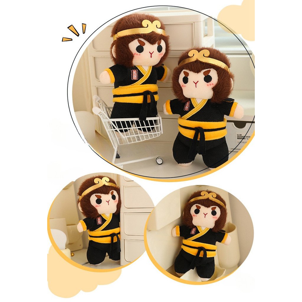 ของเล่น Monkey King Doll Black Myth Wukong Plush Qi Tian Da Sheng Doll ...