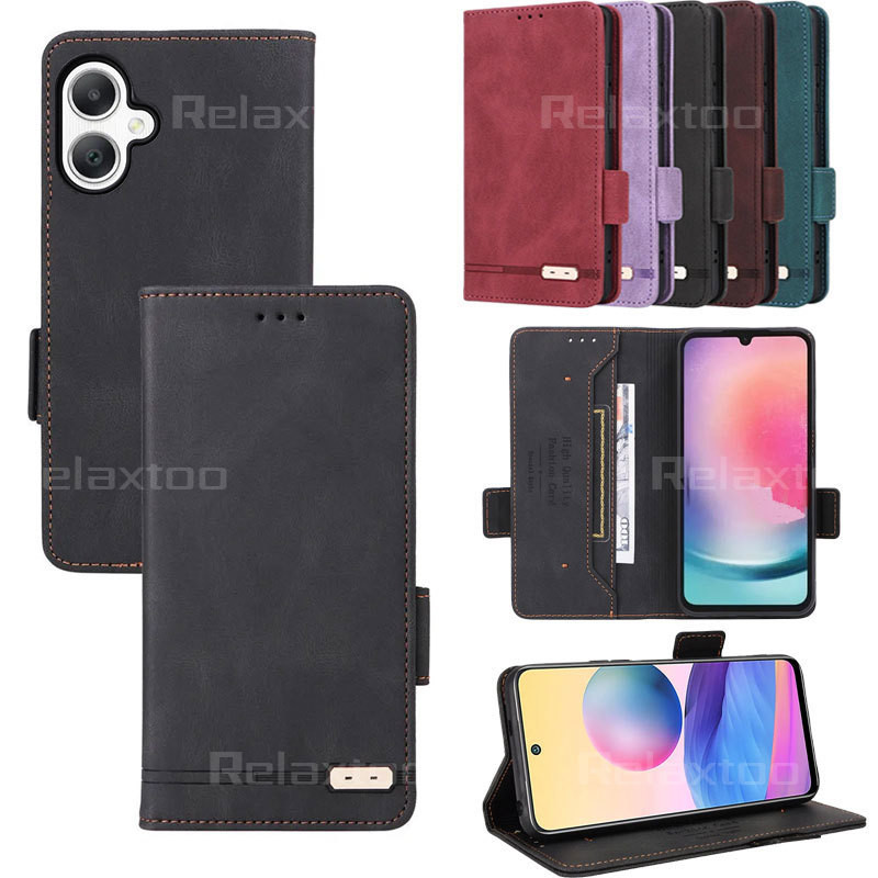 Samsung A36 A56 A16 5G Matte FlipปลอกหนังสําหรับSamsung Galaxy A06 A16 A26 A36 A56 56 A 36 4G 5G ...