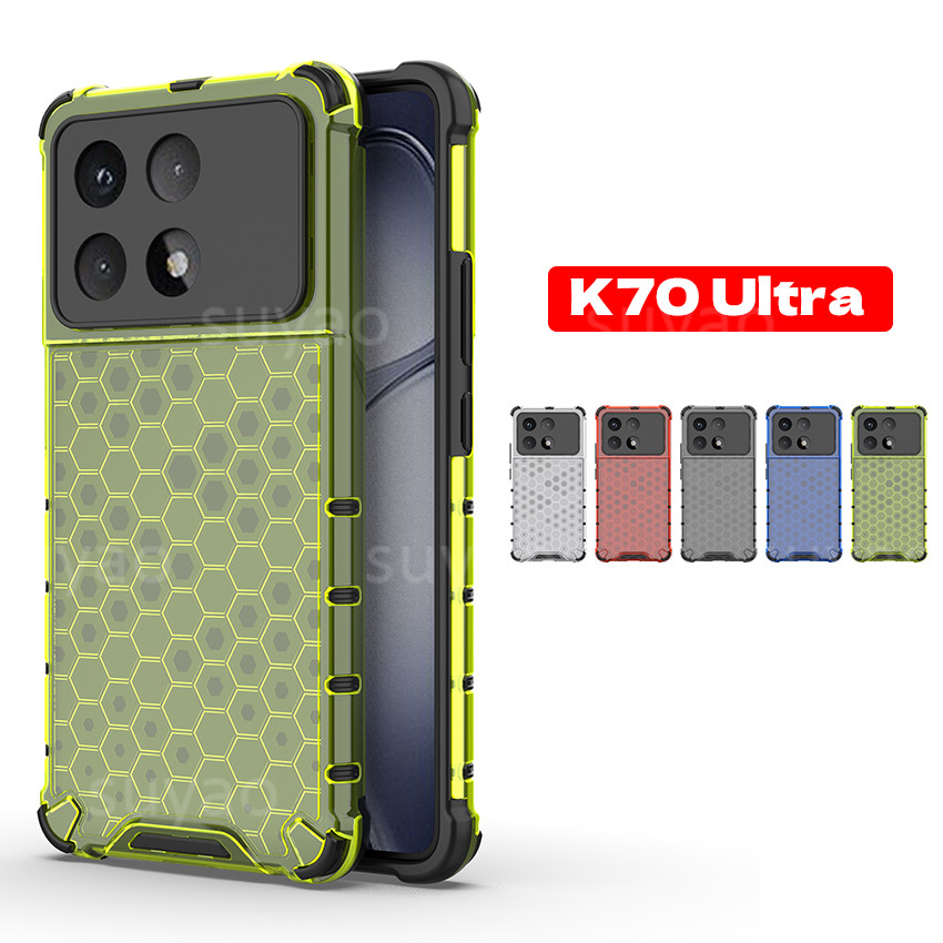 สําหรับredmi K70 Ultra K70Ultra Pro Eเคสโทรศัพท์กันกระแทกใสดูอะคริลิคลายสก๊อตRedmiK70 ...