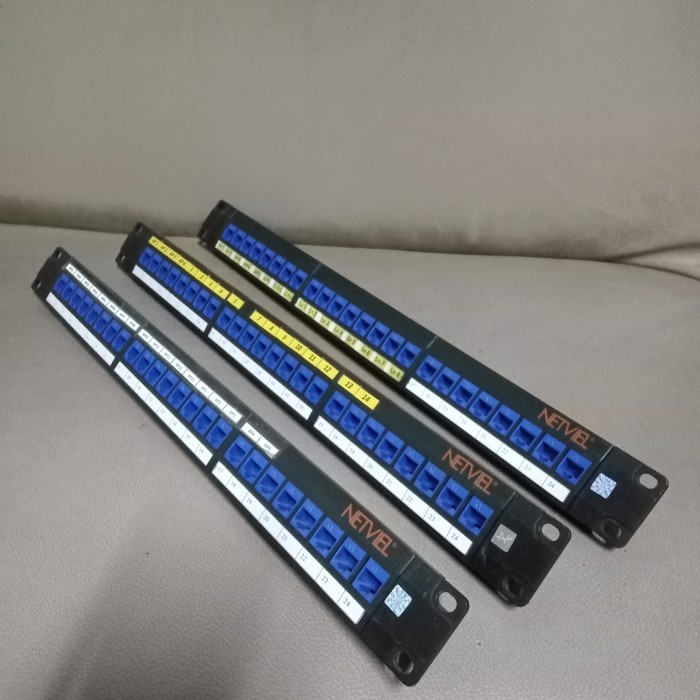 Netviel PATCH PANEL 24port cat6 Load Blue | Shopee Thailand