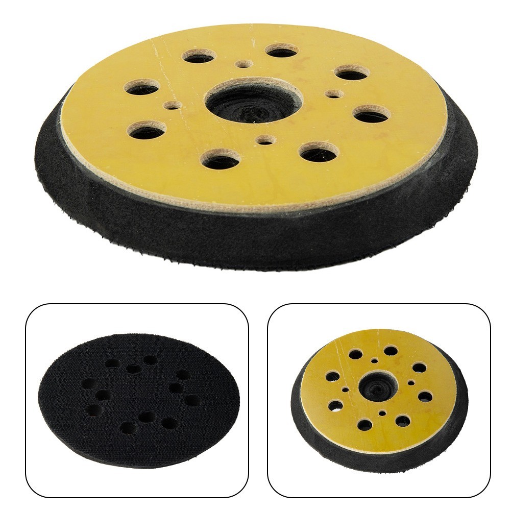 5 นิ้ว 8 หลุมแผ่นสํารองขัด Hole Sander กาว Self Disc Sanding Backing ...