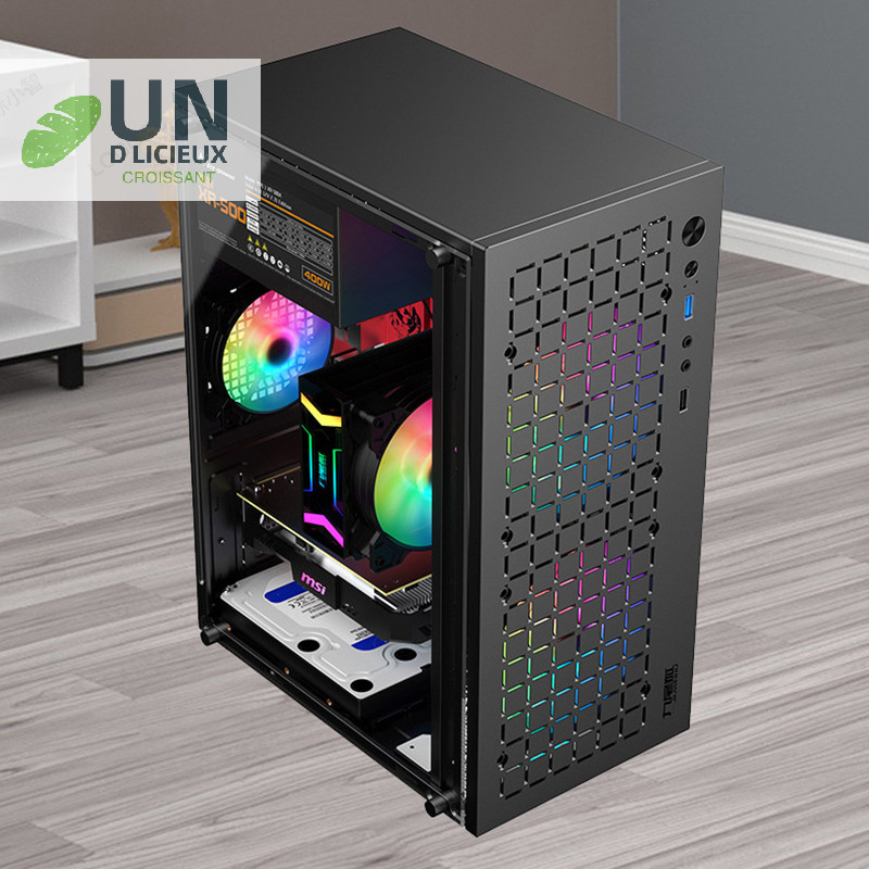 Good Micro ATX/ITX โปร่งใส DIY PC กรณีแก้วคอมพิวเตอร์เดสก์ท็อป HDD ...