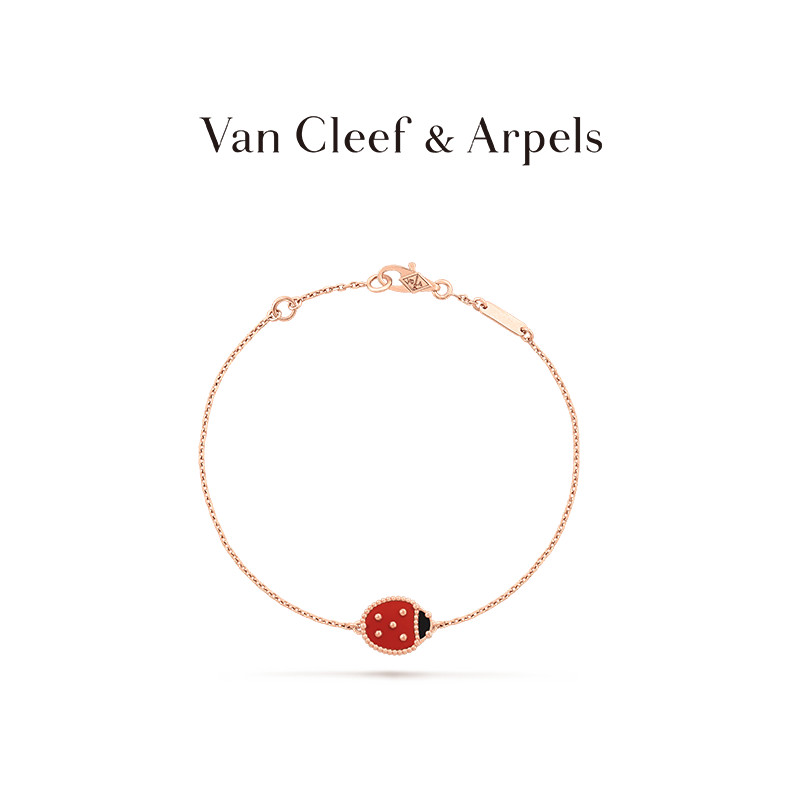 [พร้อมกล่อง] Van Cleef & Arpels/Vca Lucky Spring Ladybug Closed Wings ...