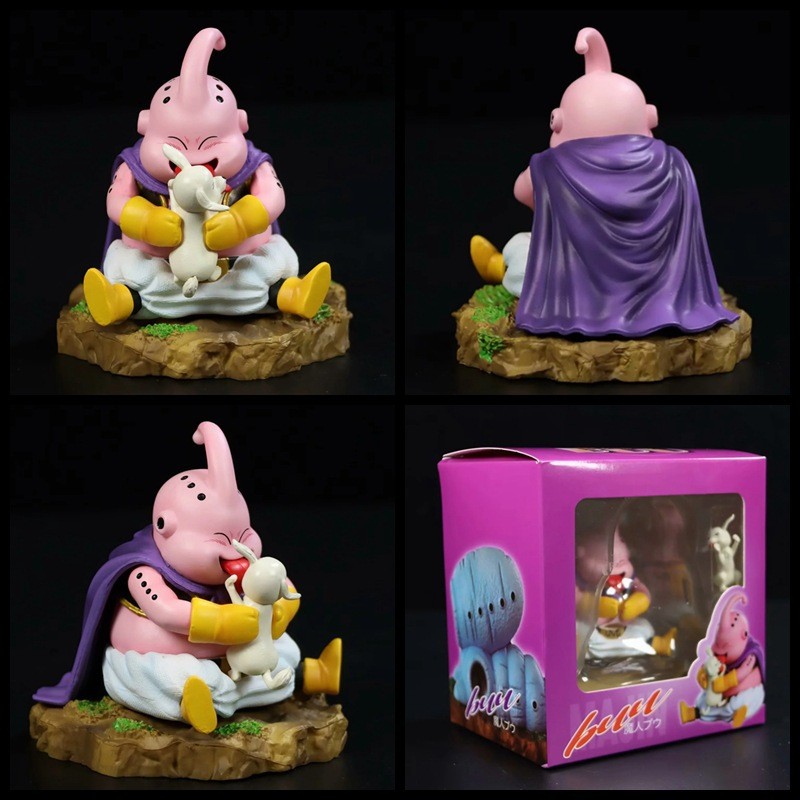 Dragon Ball Saiyan Majin Buu GK Fat Buu Licking Dog siting Scene Boxed ...