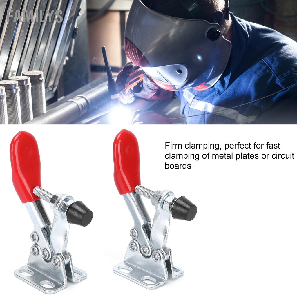 FamilyS 2ตั้งค่า Toggle Clamp ค้างไว้ LD GH‑201‑A เครื่องมือจับยึดจับ ...