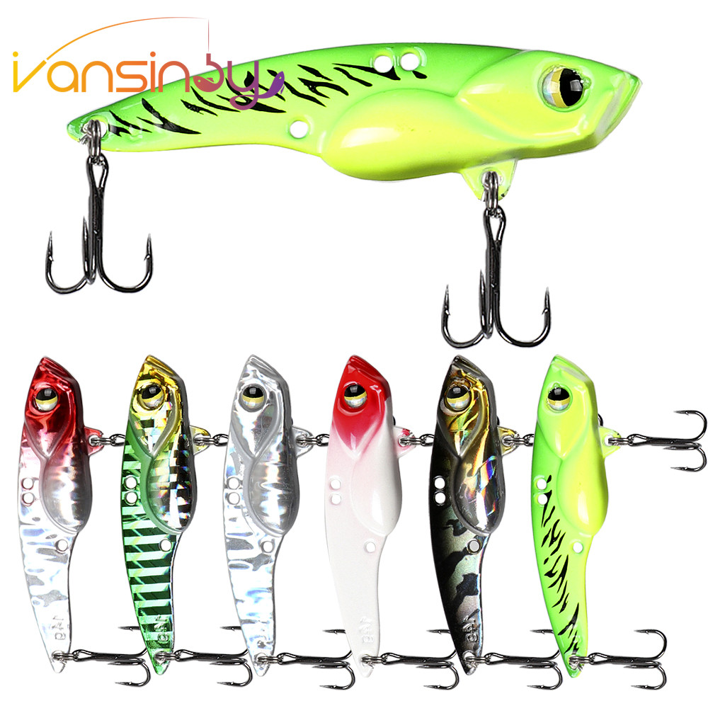 5g/7g/10g/14g ตกปลา Jig ช้อน Lure VIB ใบมีดโลหะเหยื่อตกปลาช้อน Crankbait สําหรับปลาเทราท์เบสปลา ...