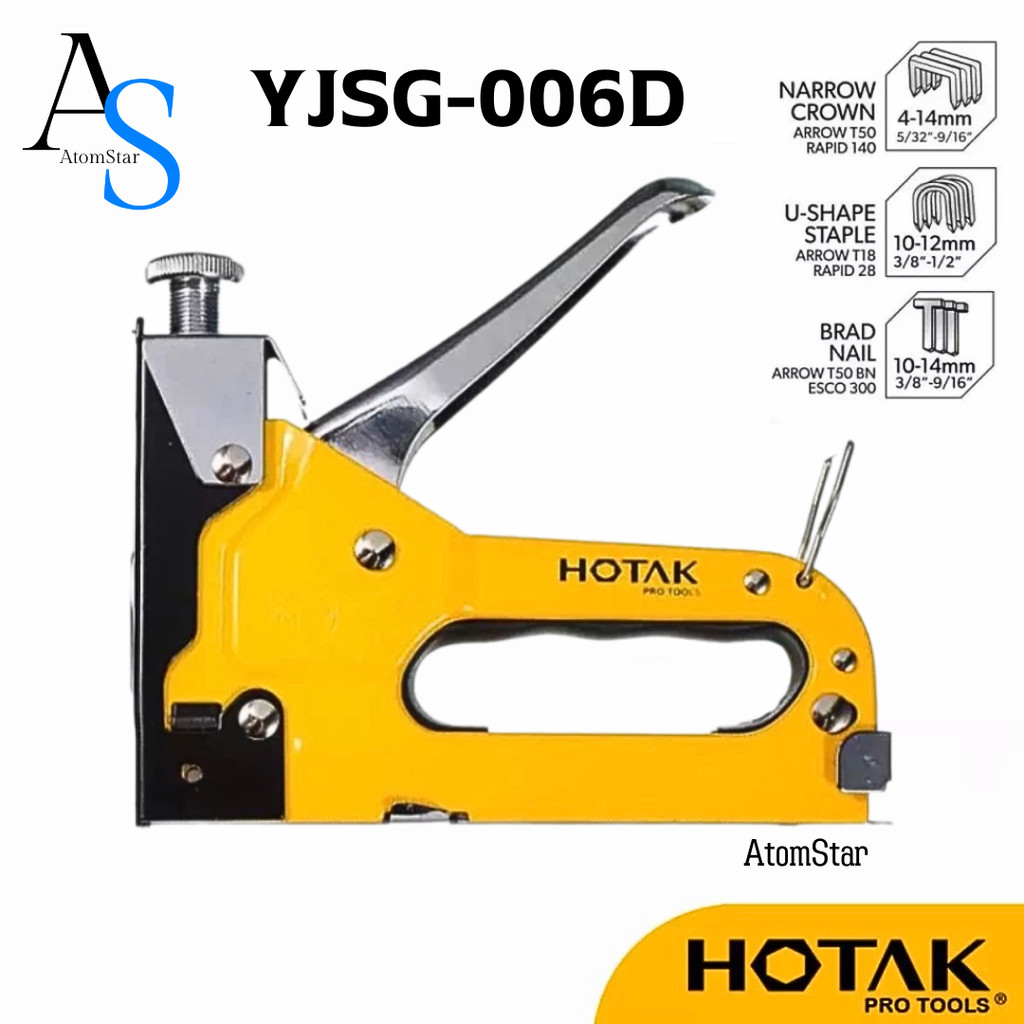 HOTAK Heavy Duty Staple Gun เครื่องยิงบอร์ด ปืนยิงตะปู แม็กยิงบอร์ด ยิง ...