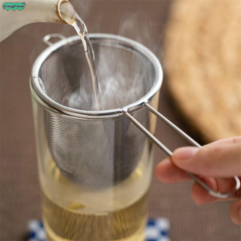 Hp Tea Infuser พร้อมที่จับตาข่าย Fine ใบชากรองแป้งกาแฟกรองตะแกรงมือถือ ...