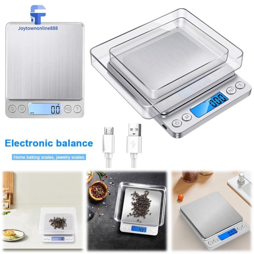 Ey# 2kg Digital Kitchen Scale 0.1g เครื่องชั่งกรัมความแม่นยําสูง ...