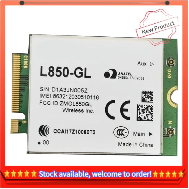 สต๊อกพร้อมL850-GL Wwan Module 4G LTE Cat9 M.2 LTE& WCDMA Card สําหรับ ...