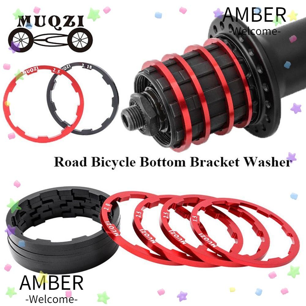 Amber ด้านล่าง Bracket Spacers จักรยานเสือหมอบอลูมิเนียมสีแดง/สีดํา ...