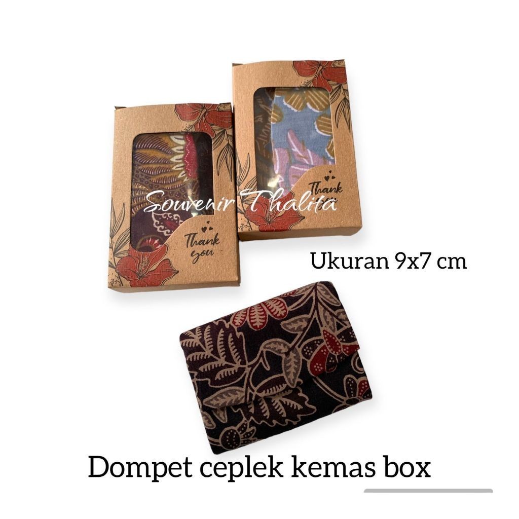 ของที่ระลึกงานแต่งงาน, CEPLEK Batik กระเป๋าสตางค์กระเป๋าใส่เหรียญบรรจุ ...