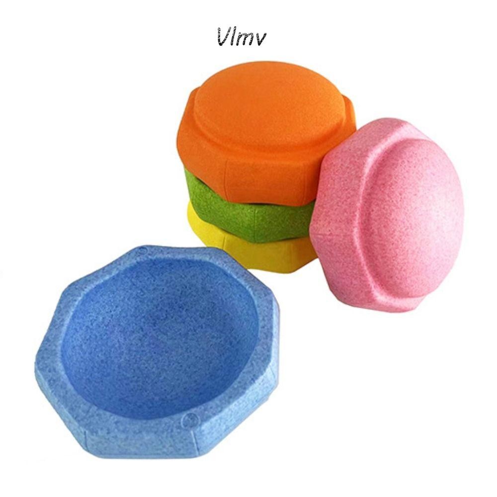 บล็อกทรงตัว VLMV เกมประสาทสัมผัสส่งเสริมการประสานงาน Stepping Stones Foam, อุปสรรค Epp ของเล่น ...