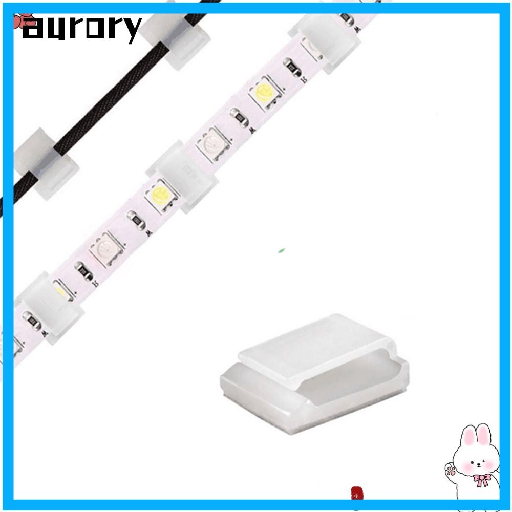 AURORY ที่วางมัดลวดแบบมีกาวในตัว, for10 มม.กว้าง Fix LED Strip คลิป ...