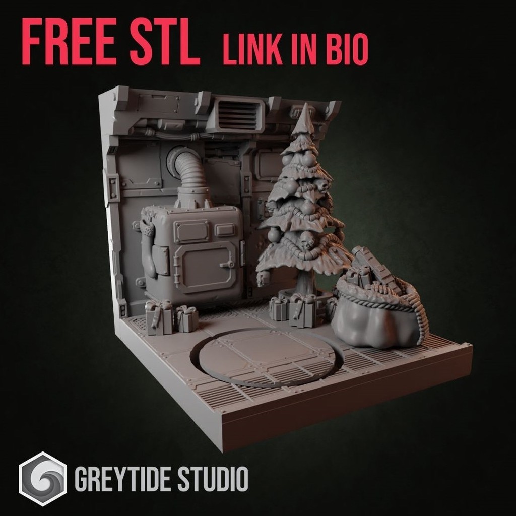 Warhammer 40K Santa Ultimate Platform (ไม่รวมตัวละคร) Printing Resin ...