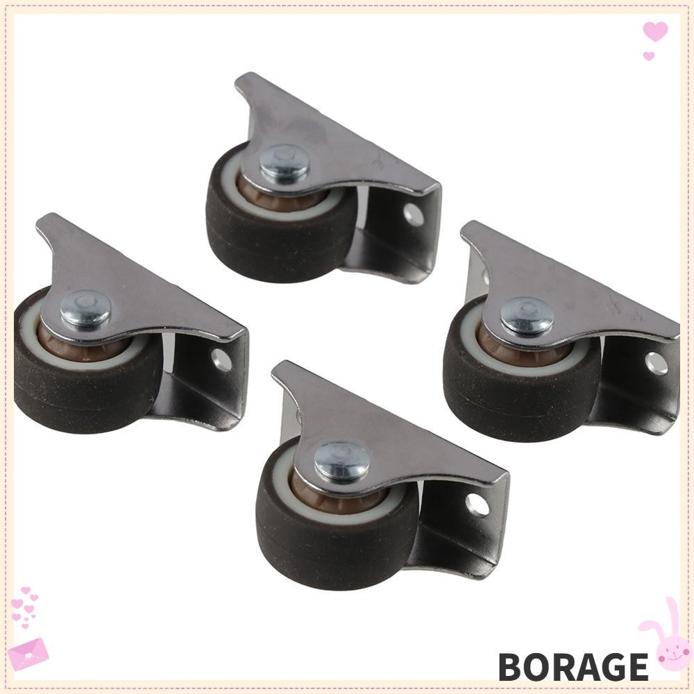 BORAG 4 ชิ้นล้อคงที่, 1 มินิเงียบลูกปืน,โลหะด้านบนขนาดเล็กล้อตู้ Trundle | Shopee Thailand
