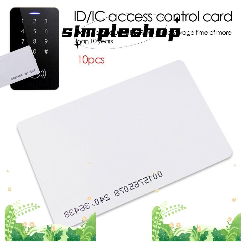 Simple 10 ชิ้น RFID Card Programmed Access Control System อะไหล่ทดแทน ...