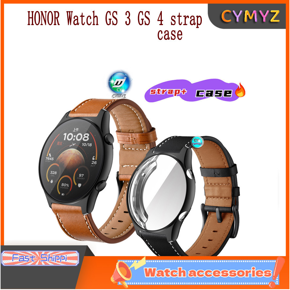 Honor Watch GS 3 GS 4 สายหนัง สายรัดข้อมือกีฬา HONOR Watch GS3 GS4 สาย HONOR Watch GS 3 GS 4 ...