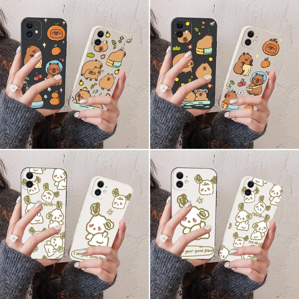 การ์ตูน Capibara พร้อม Pacha Dog เคสโทรศัพท์กันกระแทก Realme 9i 10T 10 ... การ์ตูน Capibara พร้อม Pacha Dog เคสโทรศัพท์กันกระแทก Realme 9i 10T 10 ...