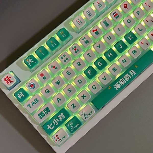 sa keycap work egg keycaps ปุ่มกดไพ่นกกระจอก, สามขาดหนึ่ง, สี่ด้าน ...