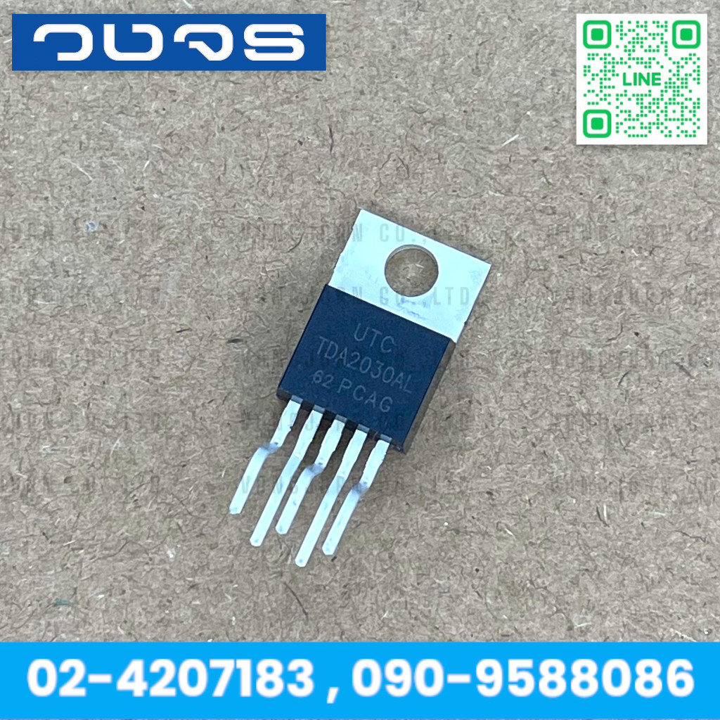 IC TDA2030AL TDA2030A TDA2030 ยี่ห้อ UTC 18W Hi-Fi Audio Amplifier and 35W Driver ไอซี TO-220B ...
