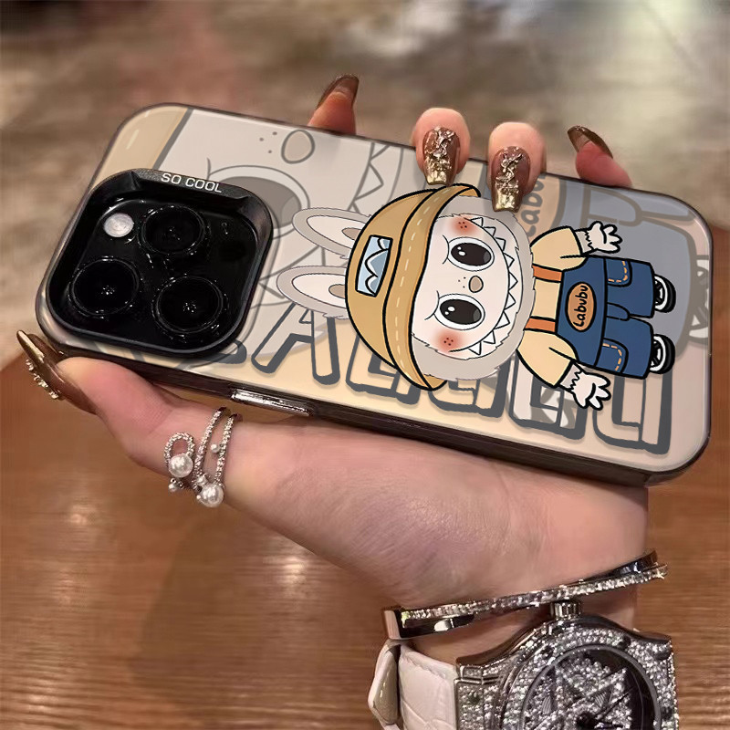 ️จัดส่งทันที ️เคสไอโฟน11 12 13 14 15 16 Pro Max Cute คาวบอย Labubu กันกระแทก Hard Case For ...