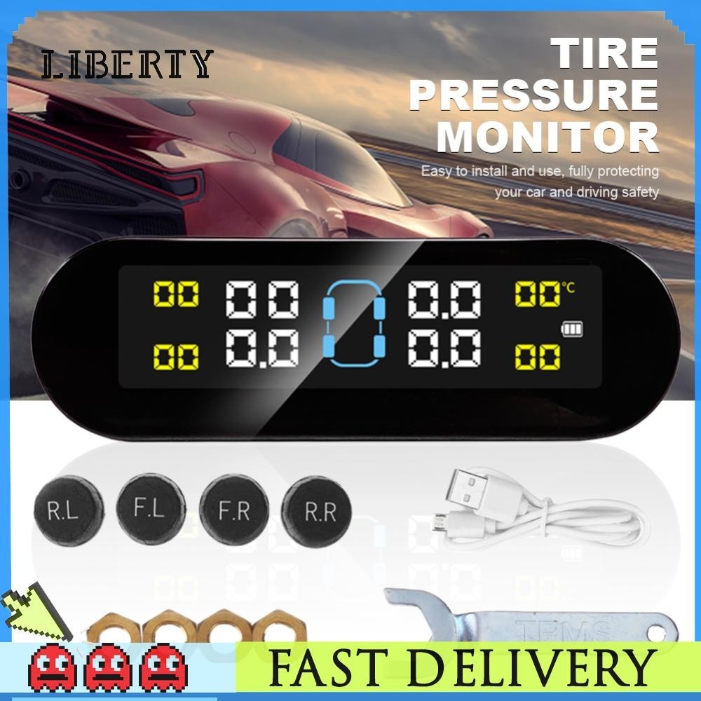 Tpms Monitor จอแสดงผลแบบเรียลไทม์จอแสดงผล LCD อุปกรณ์สัญญาณกันขโมย ...