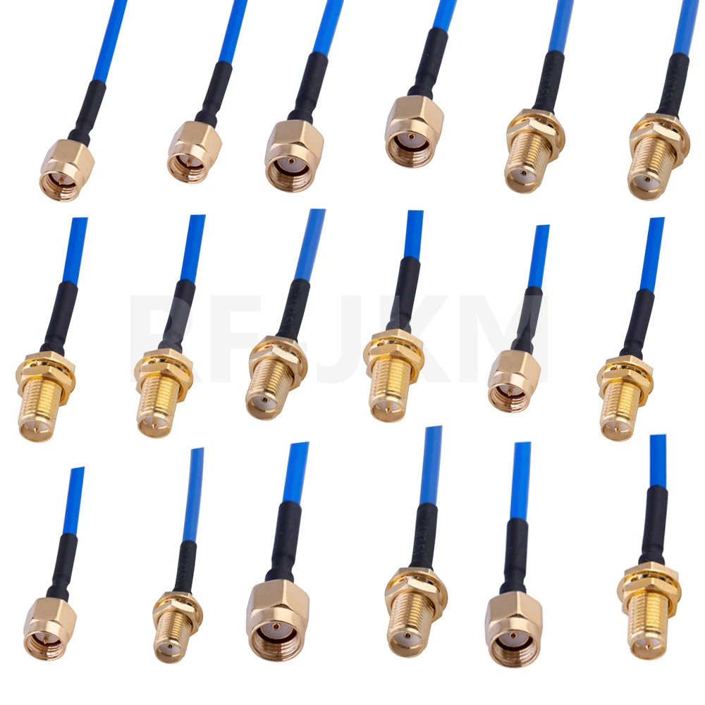 Sma ชายกับ SMA ชายเชื่อมต่อ RF Coaxial สาย RG405 086 50ohm สายความถี่สูงสายทดสอบ | Shopee Thailand