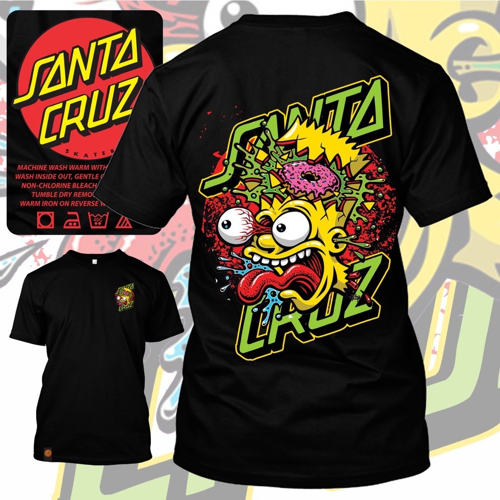 เสื้อยืด พิมพ์ลาย Santa Cruz 6 Simpsons พรีเมี่ยม ไซซ์ใหญ่ S-5XL ...