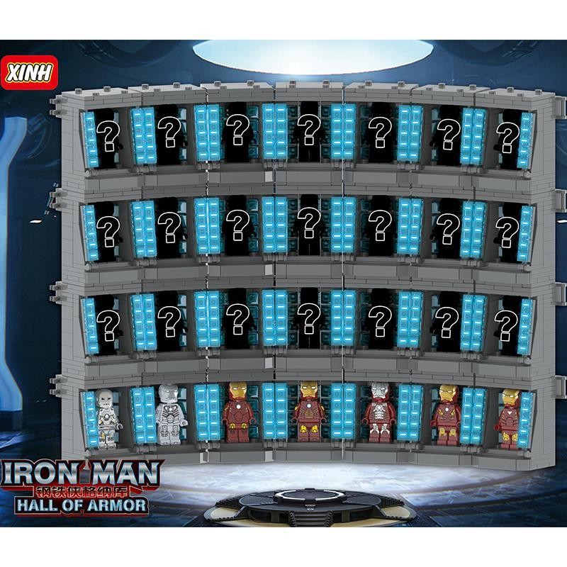 เข้ากันได้กับ Lego Marvel Iron Man Base Gnaku XH1252 ประกอบ Minifigure ...