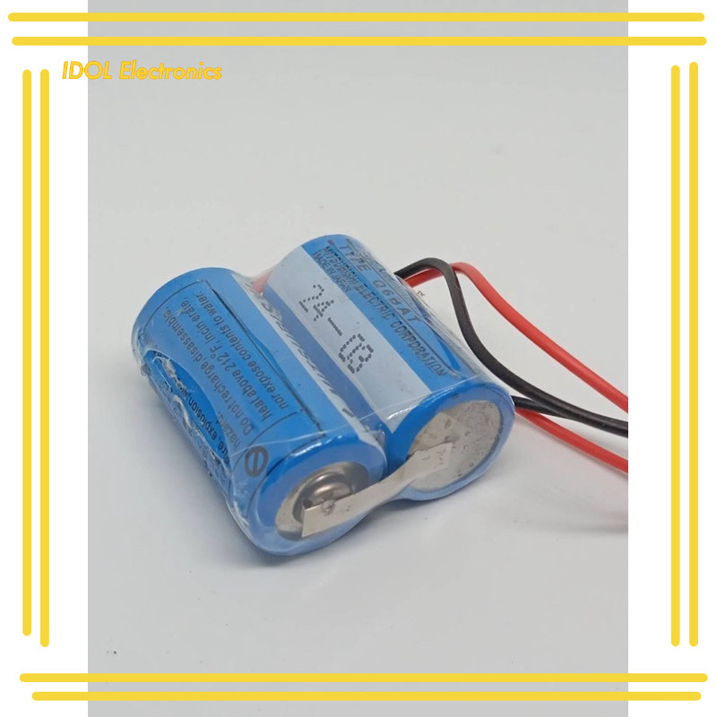 ราคาถูก! MITSUBISHI Battery MR-BAT6V1 2CR17335A er17335 6v WK17 ...