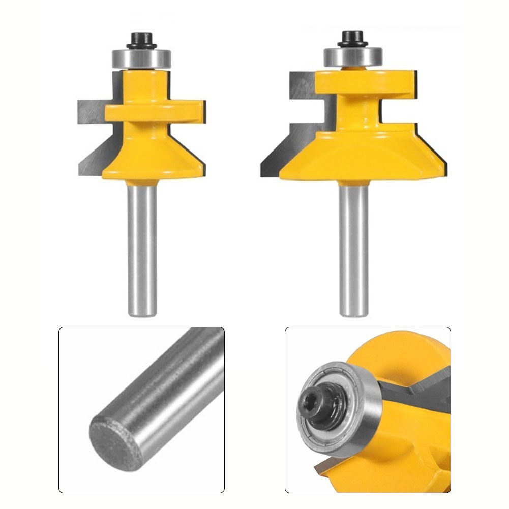 [ROMAYTH] 2 ชิ้น 12.7 มม. 12 มม. 8 มม. Shank V Groove & Matched Tongue ...