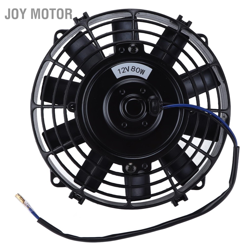 JOY Motor 8in พัดลมระบายความร้อนหม้อน้ำไฟฟ้า 12V 80W ใบมีดตรงดึง Push ...