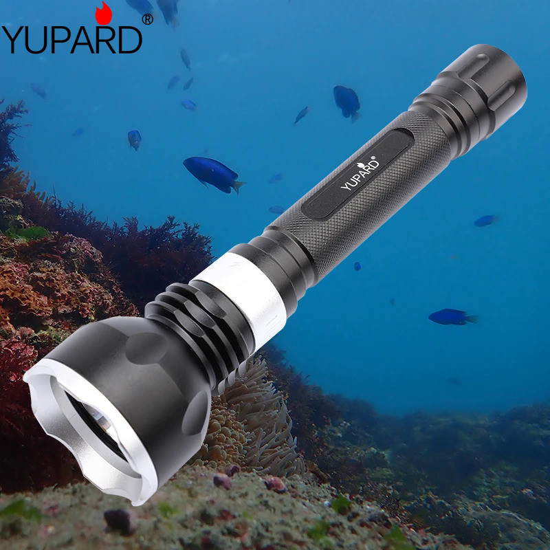 YUPARD XM-L2 LED T6 led underwater diver flashlight torch waterproof ...