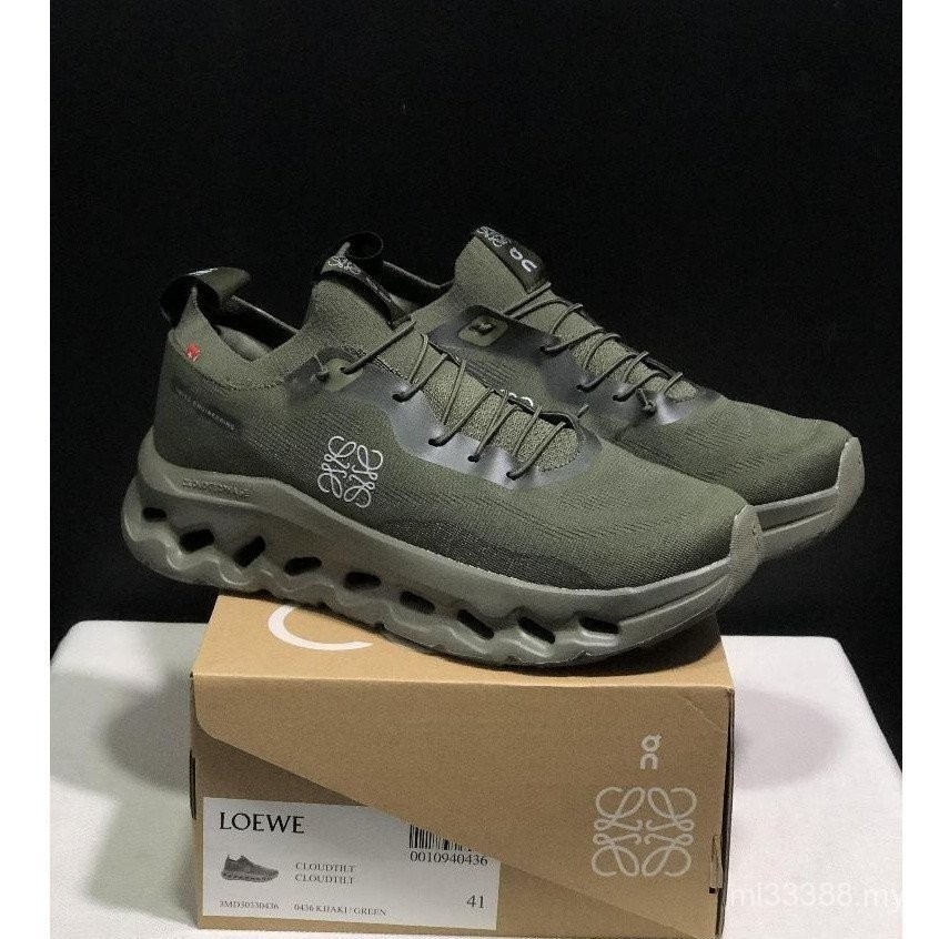 พรีเมี่ยม Lowe TOP Loewe X บนรองเท้าวิ่ง cloudtilt ระบายอากาศต่ำ ...