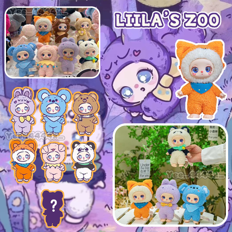 Liilas Zoo v2 Plush Blind Box เครื่องประดับตุ๊กตาแฟชั่น | Lilla Zoo /Lilla Lucky Cat Plush Doll ...