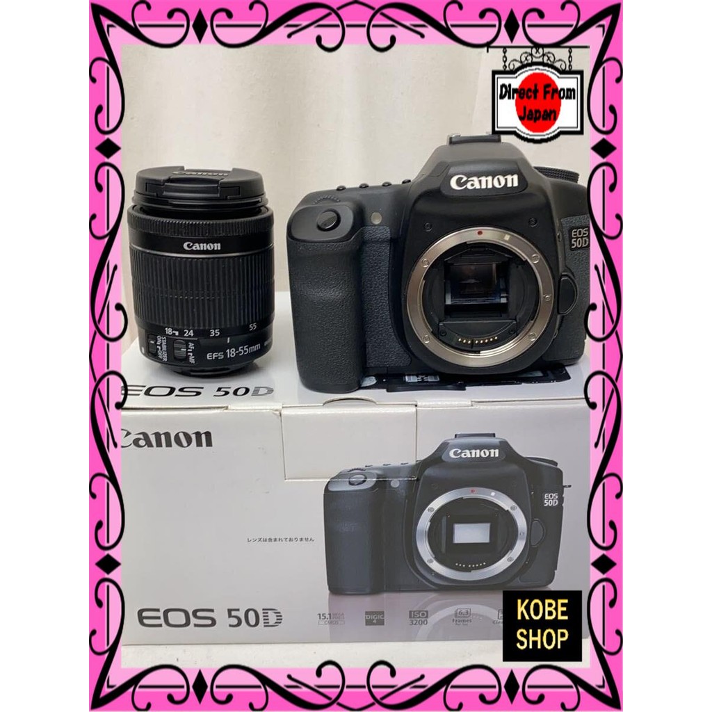 【ส่งตรงจากญี่ปุ่น】 กล้องดิจิตอลแบบสะท้อนเลนส์เดี่ยว CANON/ชุดเลนส์ EFS18-55mm รวมอยู่ด้วย/รวม ...