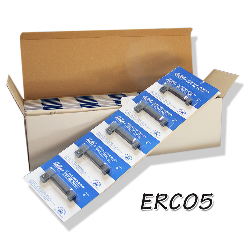 5 ชิ้น ERC-05 ERC05 Taxi เทปตลับหมึกริบบิ้นแบบไม่มีรอยต่อสําหรับใช้ใน Epson M150 M-150II M1500II ...