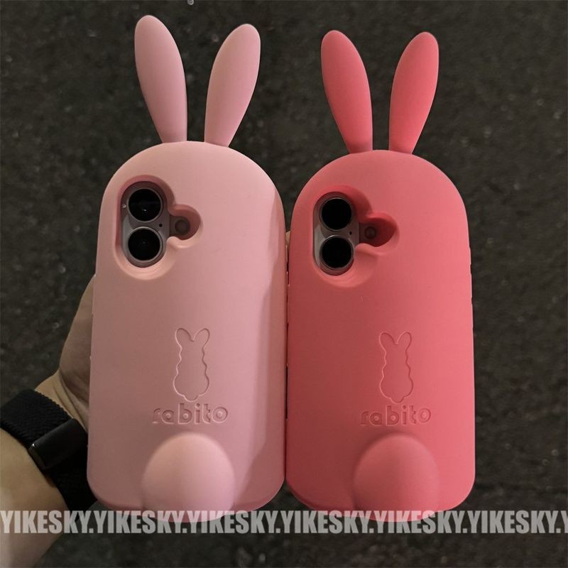 เคสโทรศัพท์ Apple กระต่ายหู 3D เหมาะสําหรับ 13/14/15/16/pro/max/promax ...