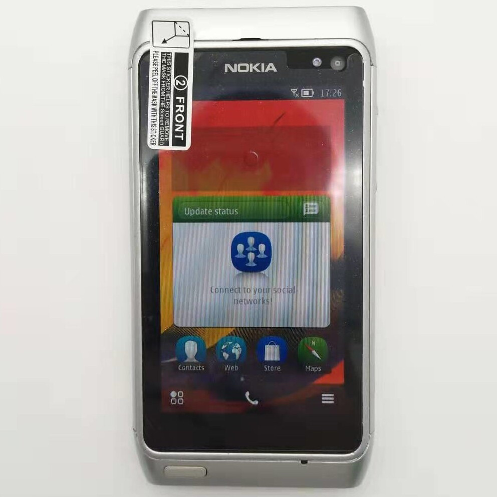 Nokia N8 12MP Carl Zeiss เลนส์ 3G WiFi Symbian 3 OS โทรศัพท์คลาสสิกหน้า ...