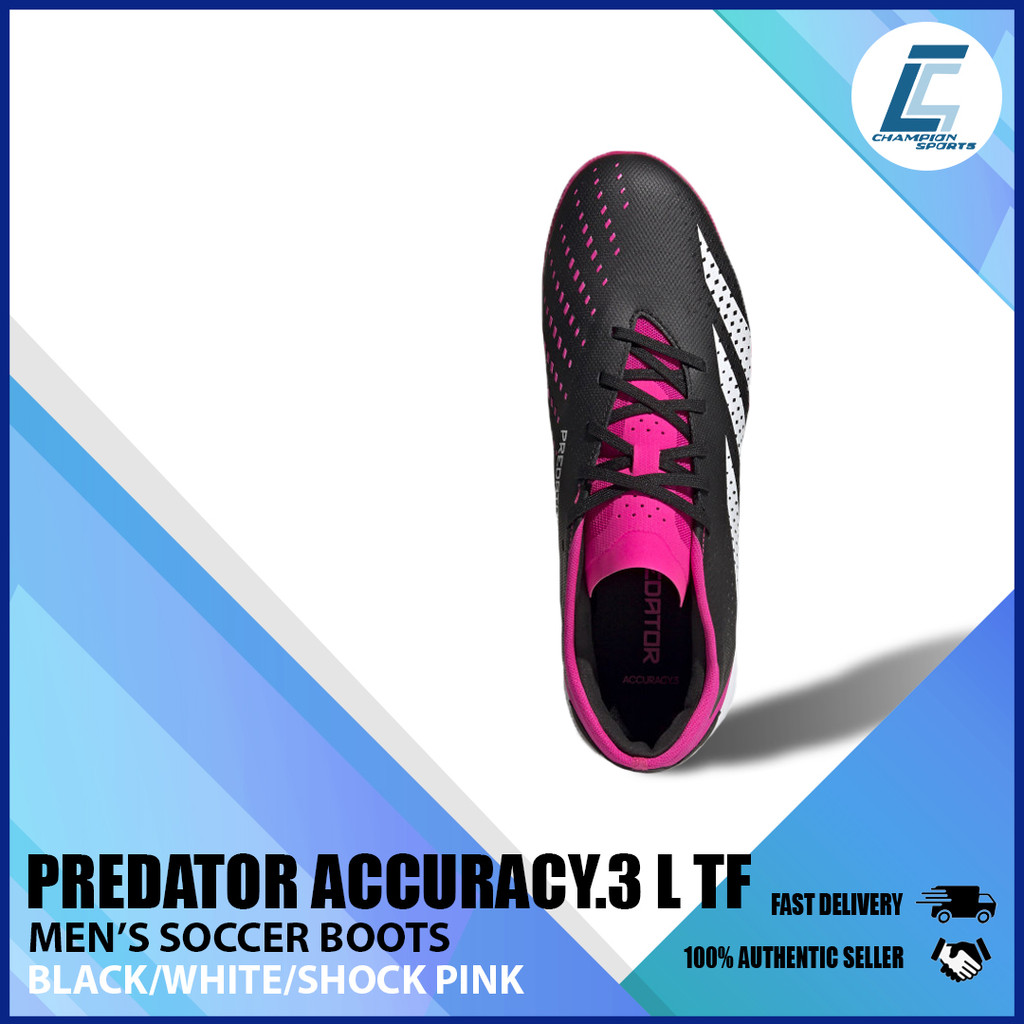 รองเท้าฟุตบอลผู้ชาย Adidas Predator Accuracy.3 Low Turf (GW4640) (EE1/RO) J83S | Shopee Thailand