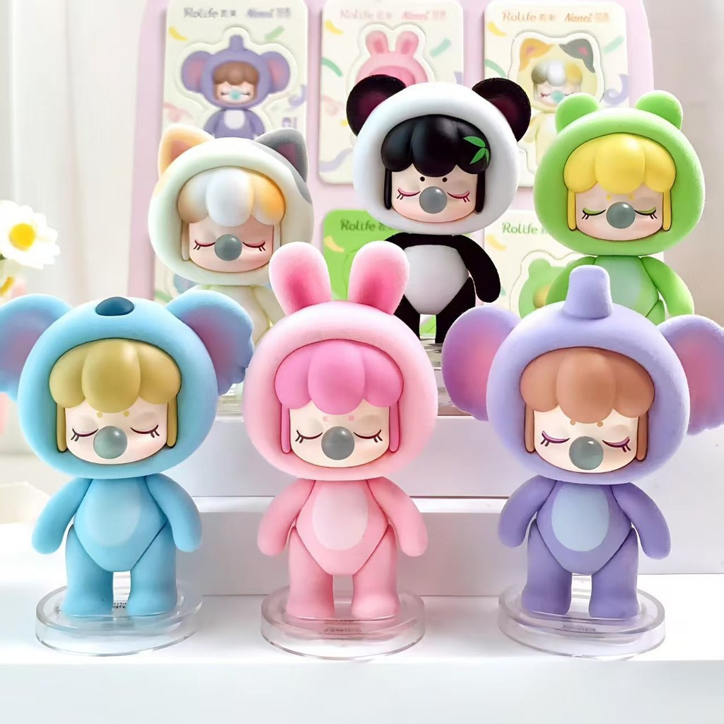 ของแท้Rolife Baby Nanci Fluffy Party Series Secret Figure & Set 6 การ ...